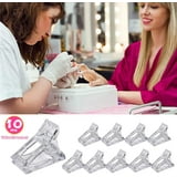 Pack of 10 Transparent Nail Clips, Polygel Nail Clips, Polygel Nail ...