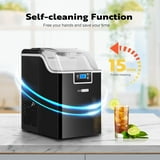 SPECSTAR Portable Nugget Ice Maker, Countertop, Self Cleaning, 44lbs ...