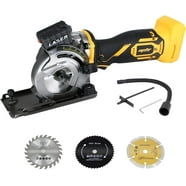 Eastvolt Mini Circular Saw with 5000RPM, Laser Guide, Scale Ruler, 3 ...
