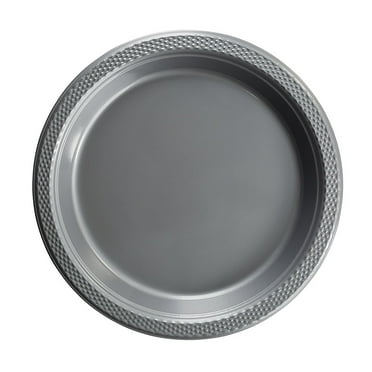 Touch of Color Plastic Lunch Plate, 7", Cobalt, 20 Ct - Walmart.com