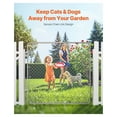 Chain Link Fence Gate 3x4 ft - Adjustable Garden Gate - Galvanized ...