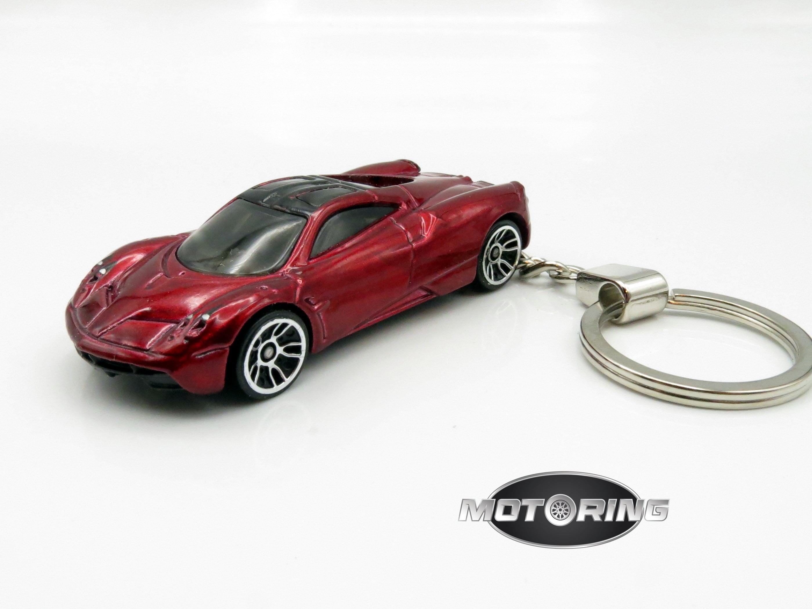 Pagani Huayra Maroon Red Car Rare Novelty Keychain 1:64 Diecast ...