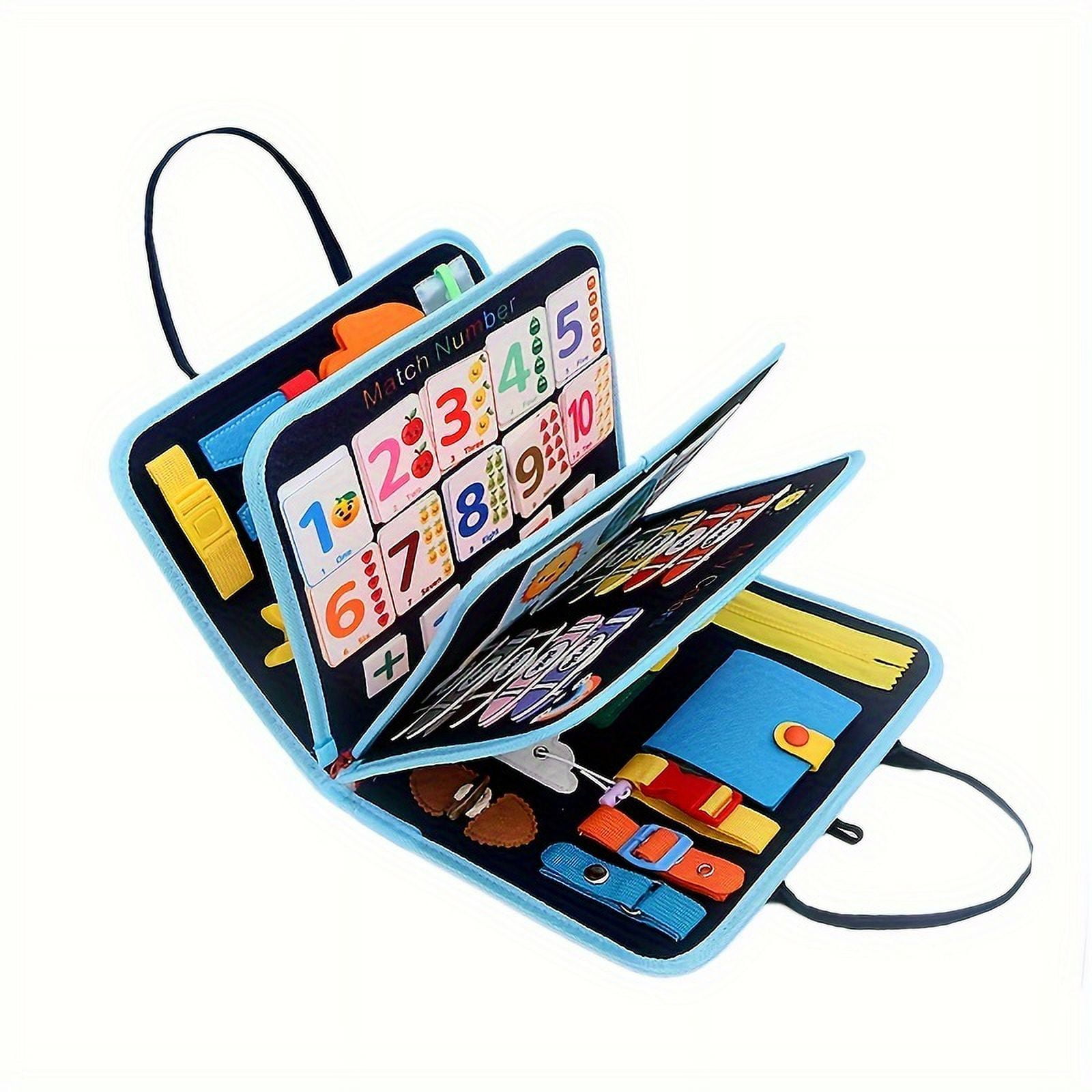 Click here for Grm 5-In-1 Busy Board Montessori Toys For 1 2 3 4... prices