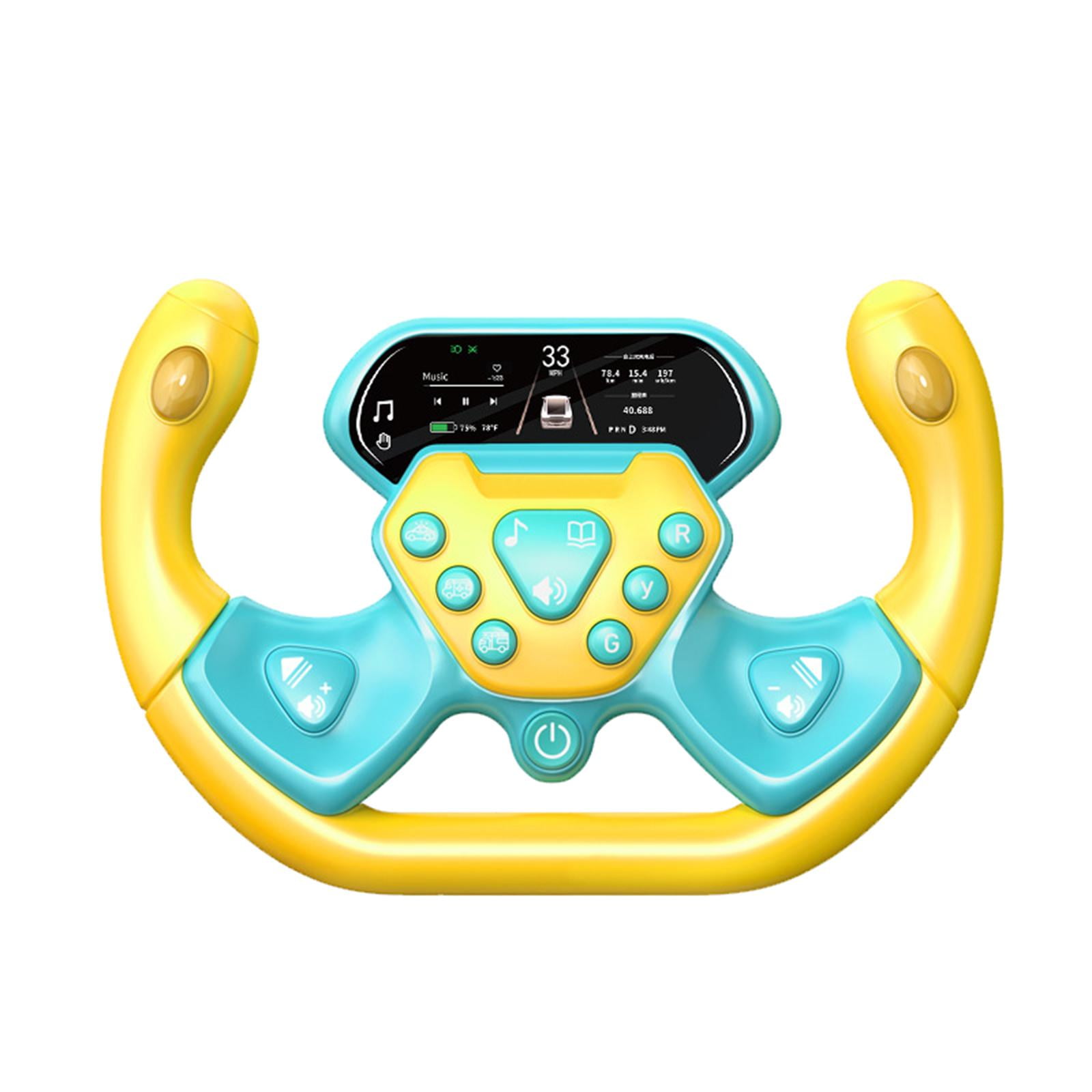 kids Car Simulation Steering Wheel Toy, with 1880 Musics Driving ...