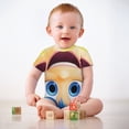 Inside Out Character Baby One-Piece Rompers Summer Short Sleeve Outfit ...