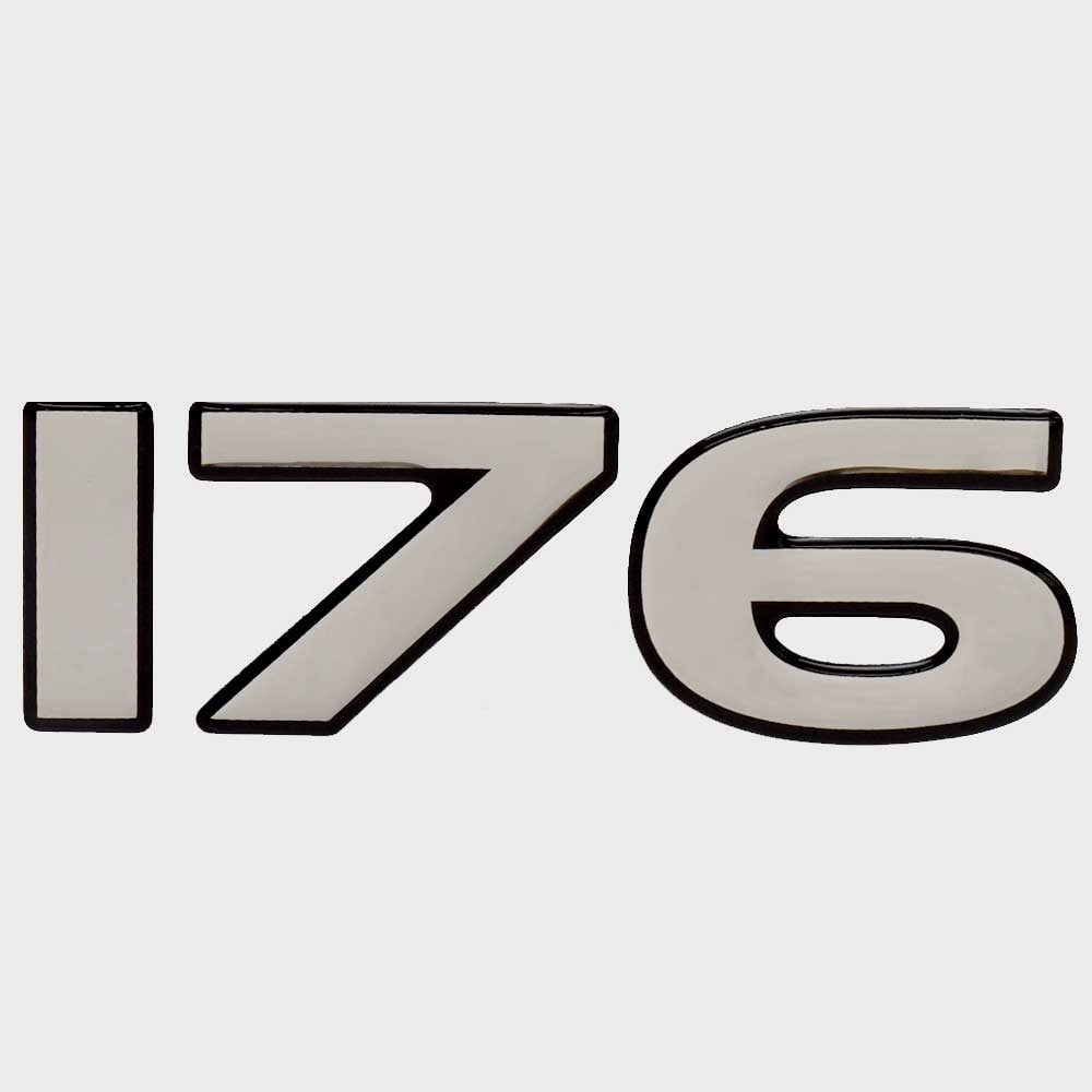 Stratos Boat Raised Emblem Decal 205100 | 176 Silver Black Sticker ...