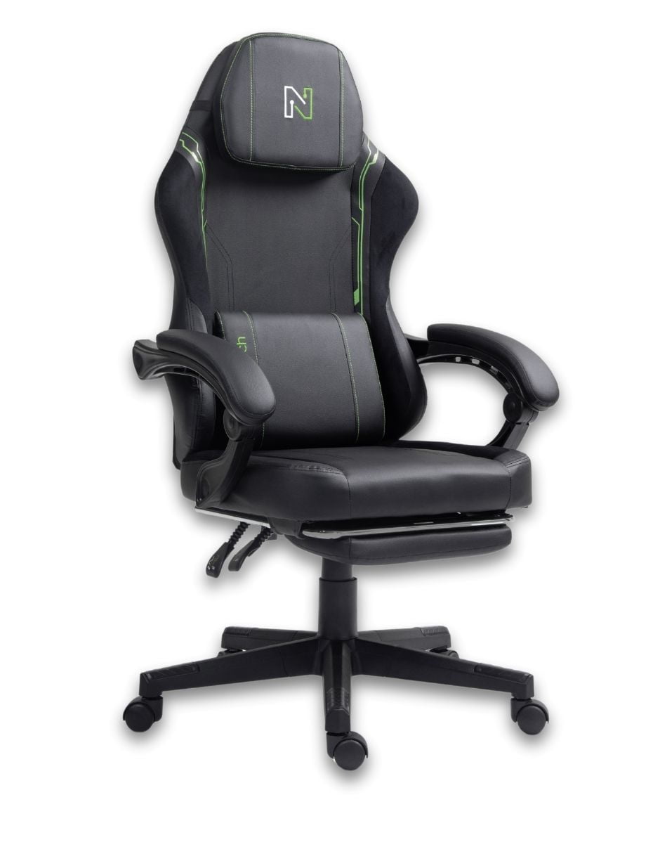 Silla Gamer Ergonomica Nenotech Reclinable Plus Verde | Bodega Aurrera ...