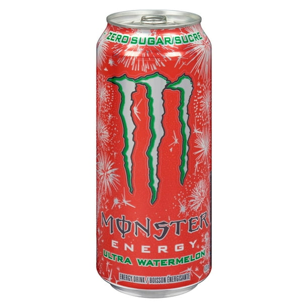 MONSTER ENERGY, Ultra Watermelon, 473mL, Can, 473 mL - Walmart.ca