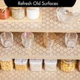 Non Adhesive Shelf Liner for Drawers and Cabinets, Washable EVA Oil ...
