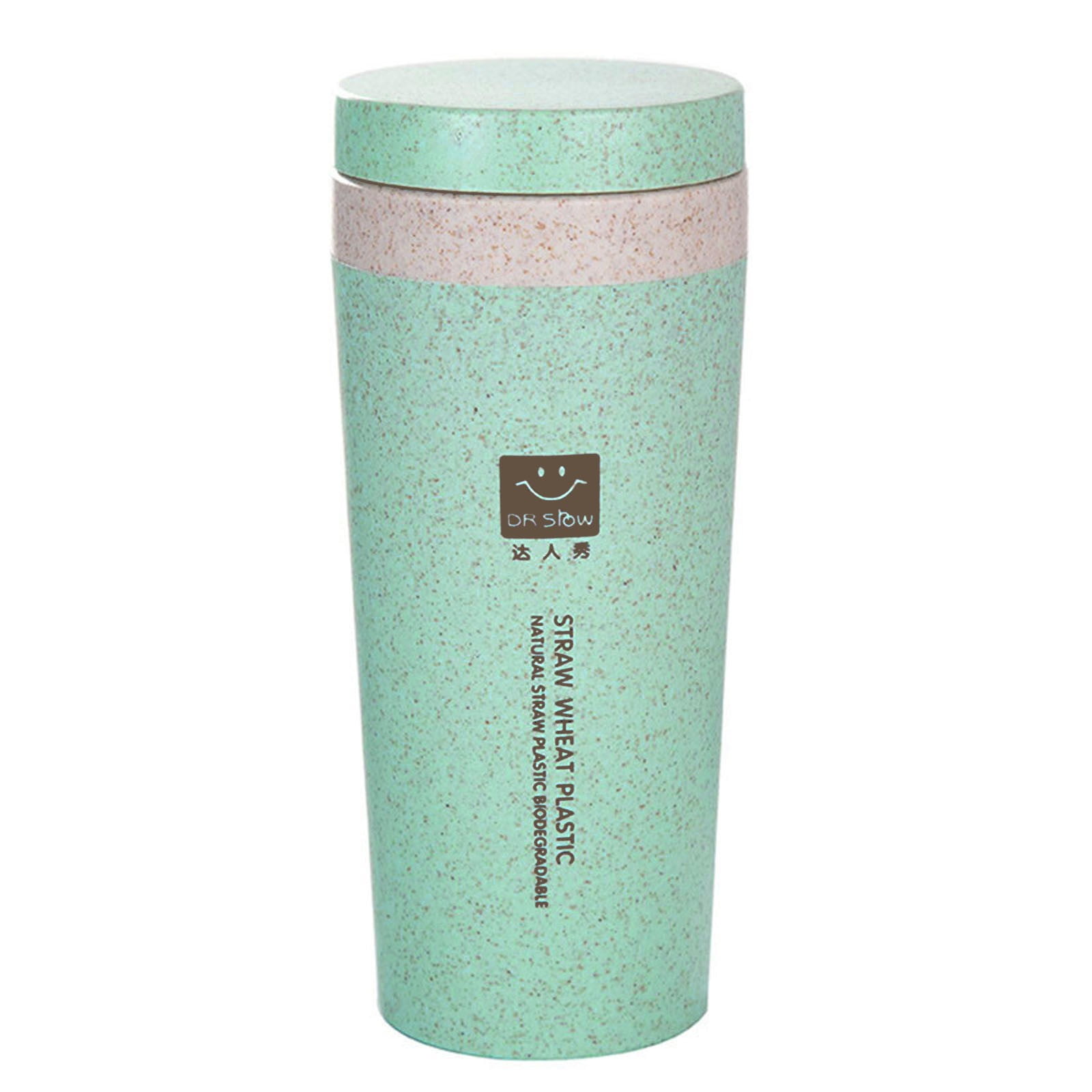 HOT Travel Mug Office Coffee Tea Bottle Cups Straw Plastlc Thermal ...