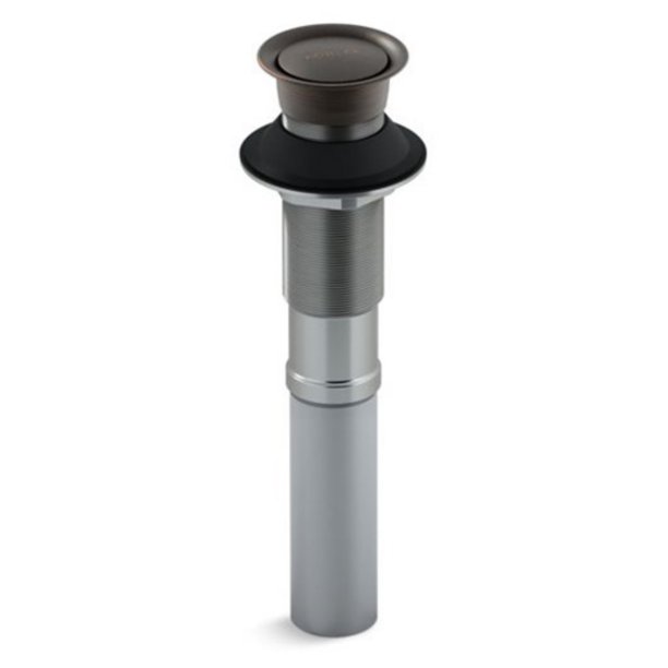 Kohler K-7124-2BZ Clicker Drain, Less Overflow, Oil-Rubbed Bronze ...