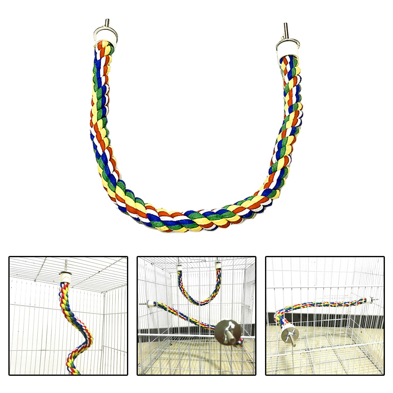 Braided Rotate Cotton Rope, Bird Pet Supplies, Climbing Swing Rope ...