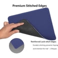 Navy Blue Office/Gaming Mouse Pad 10.2x8.2 Inch, Stitched Edge, Durable ...