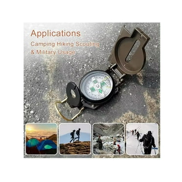 Brunton Tactical Equipment Compass - Military Style Green Metal ...
