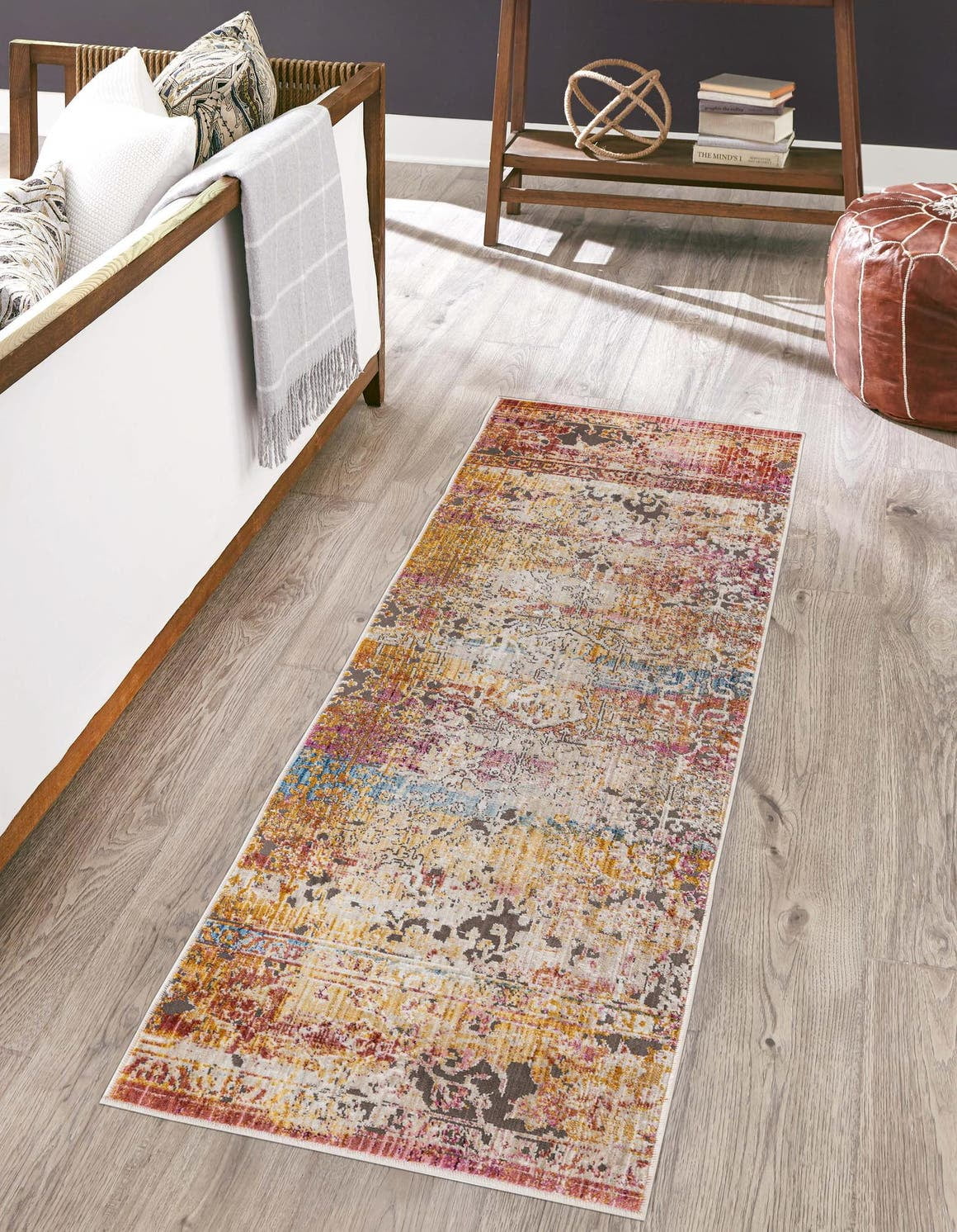 Rugs.com Deepa Collection Rug – 12 Ft Runner Multi Medium Rug Perfect ...