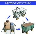 DancingSwan Garden Cart Utility Wagon 880lbs Capacity: Heavy Duty ...
