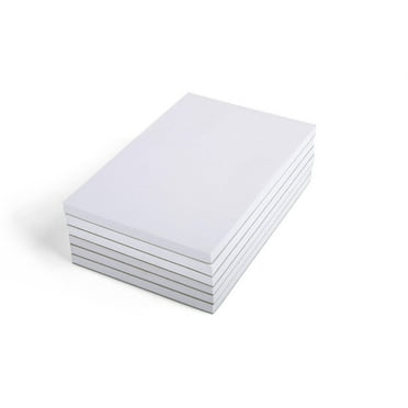 Scratch Pads, 4 x 6 in, White, 100 Sheets, 6 Count, 6 Pack - Walmart.com