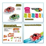 Tradeopia 2-in-1 Glow Tracks and LED Lights Set - 273 Pieces for ...