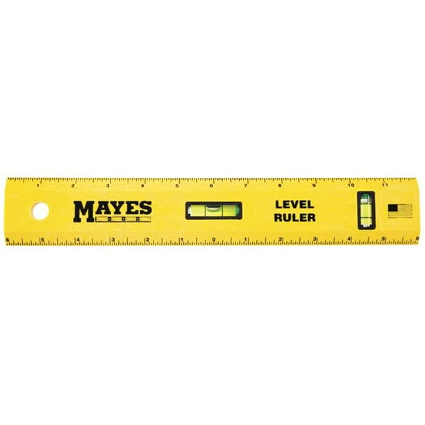Mayes Brothers Tool Manufacture 1590883 Poly Level Ruler-Non-Magnetic ...