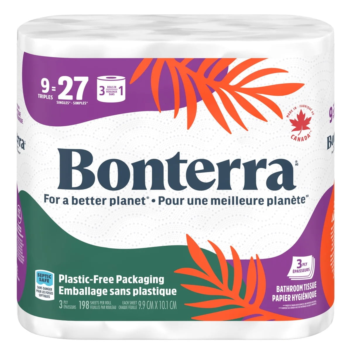 Click here for Bonterra Bathroom Tissue 3 Ply  45 Rolls X 198 She... prices