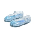BCSIOAOI Sandals for Girls Jelly Princess Flats Adjustable Strap Summer ...