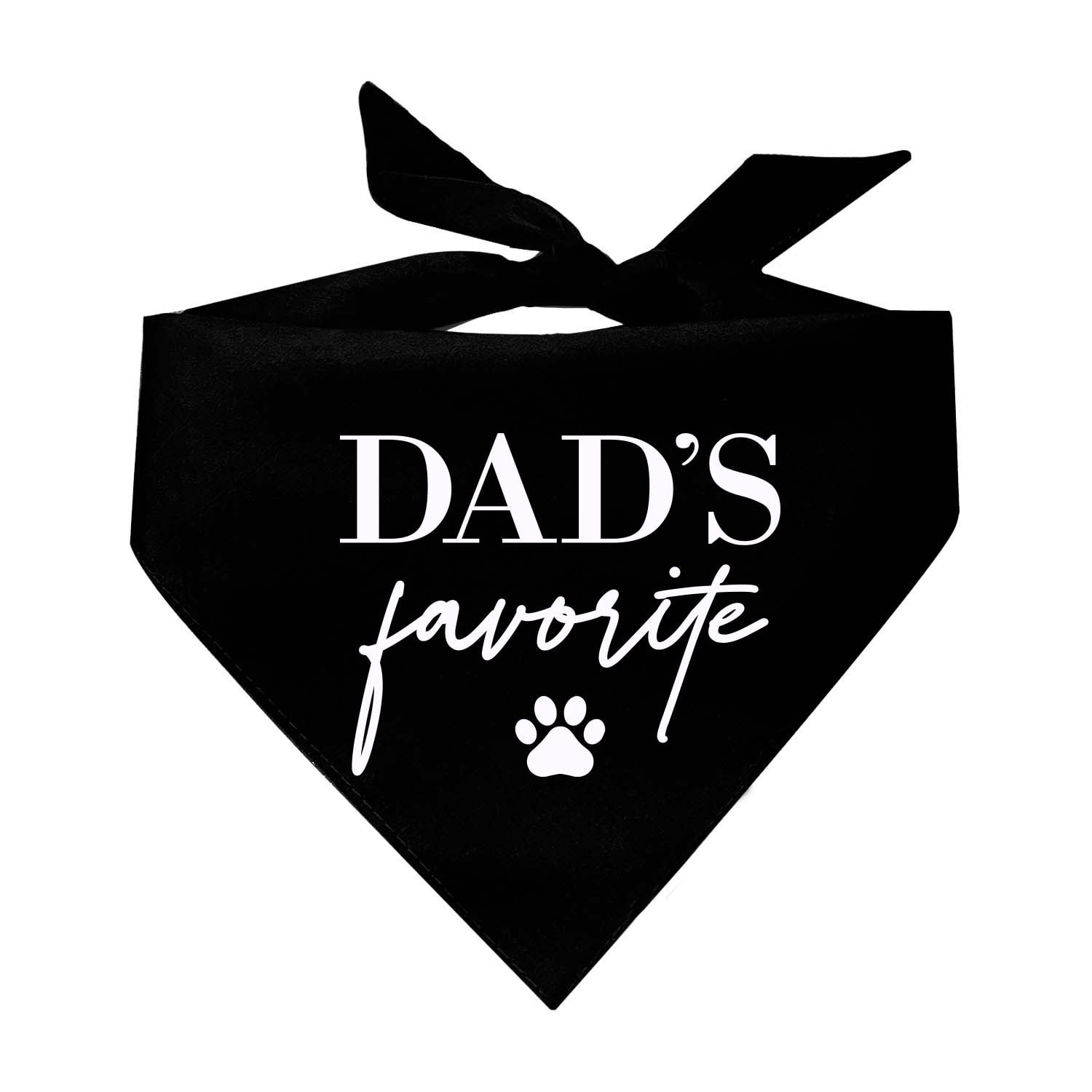 Dad's Favorite Triangle Dog Bandana - Walmart.com