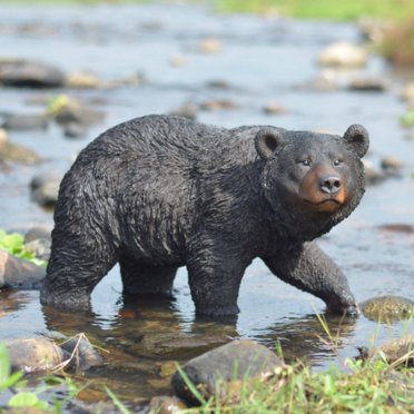 Zeckos Little Rascals Climbing Bear Cubs Solar Light Welcome Statue ...