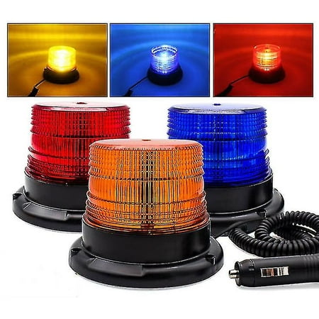 Solar LED Beacon Light 12/24V Wireless Waterproof Warning Light with ...