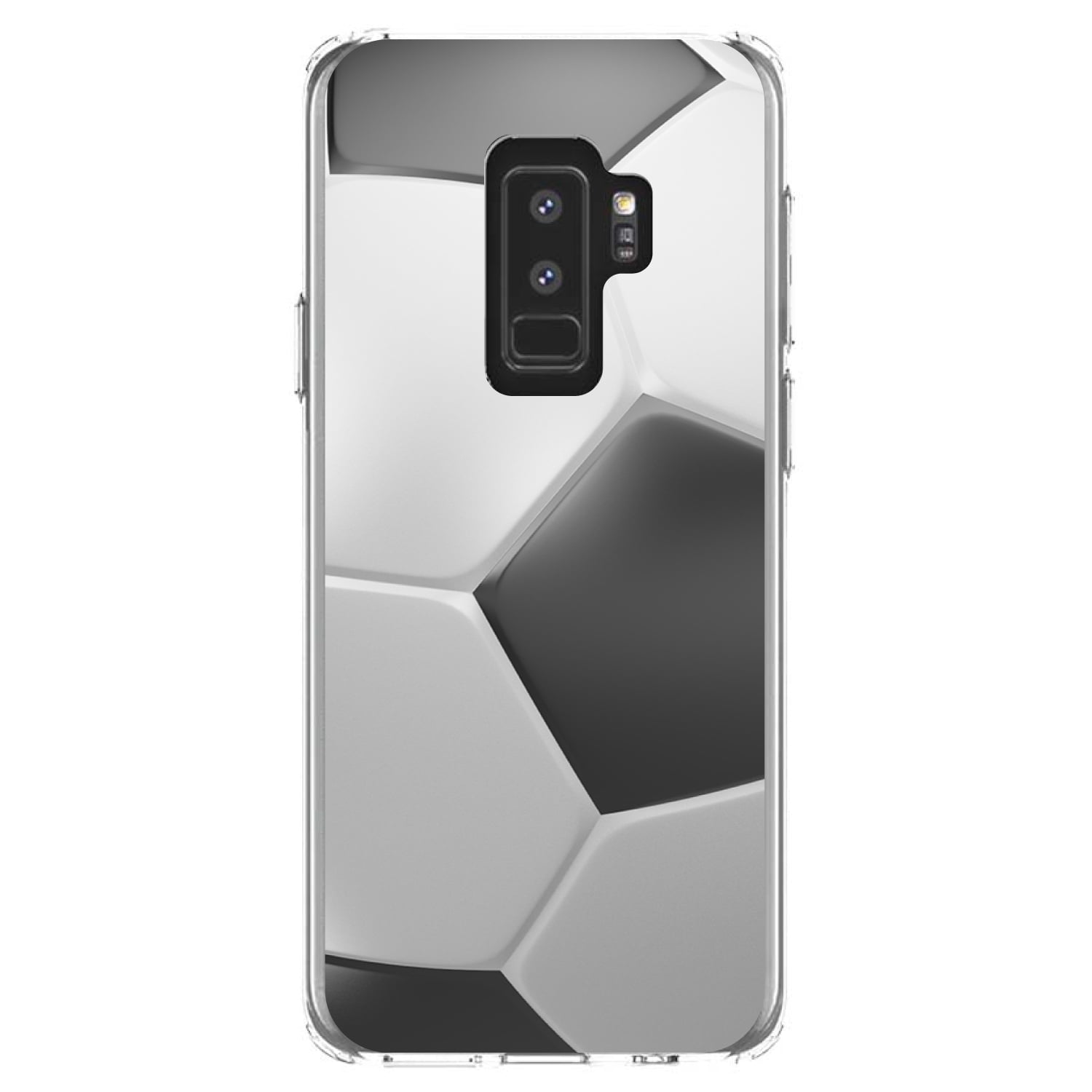 DistinctInk Clear Shockproof Hybrid Case for Samsung Galaxy S9+ PLUS (6 ...