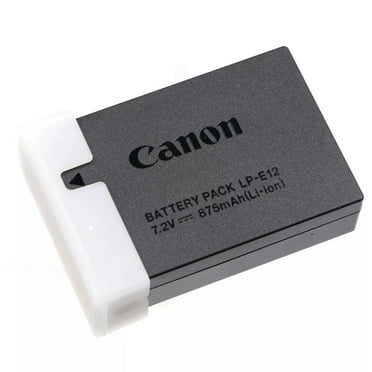 Canon LP-E12 Rechargeable Camera Battery Pack - EOS Rebel Compatible - 875mAh - Li-Ion - 7.2V DC ...