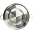 22" Round Stainless Steel Concave Comal Bola Taco Grill Pan Frying Wok ...