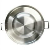 22" Round Stainless Steel Concave Comal Bola Taco Grill Pan Frying Wok ...