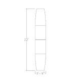 Modular 22 Ft Boardroom Table Boat Shaped Metal Bases Power And Data ...