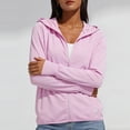 Brnmxoke Light Jacket with Hood Women Summer Casual UPF 50+ Athletic ...