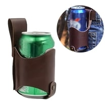 Egoelife Leather Beer Holster, Handsfree Beverage Holder for Men Women ...