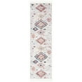 SAFAVIEH Morocco Audra Abstract Geometric Polyester Runner Rug, Cream ...
