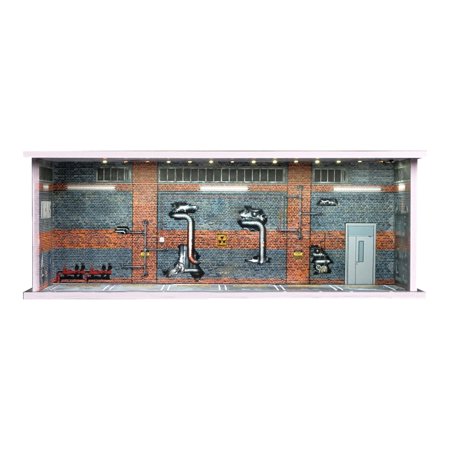 1/64 Parking Lot Scene Display Case Mini Model Car Storage Box ...