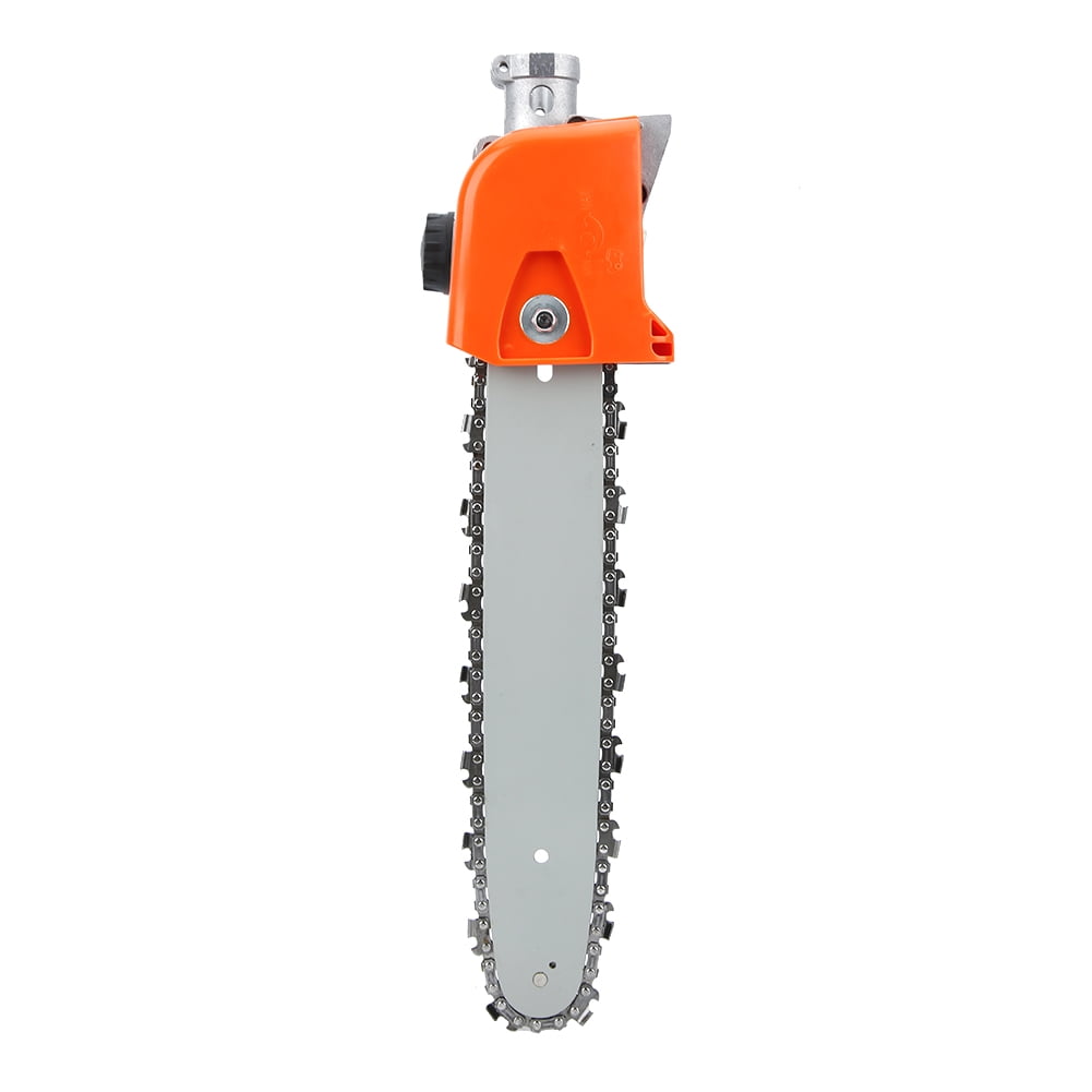 Sierra de rama alta, cortador de rama de árbol con cabeza de motosierra ...