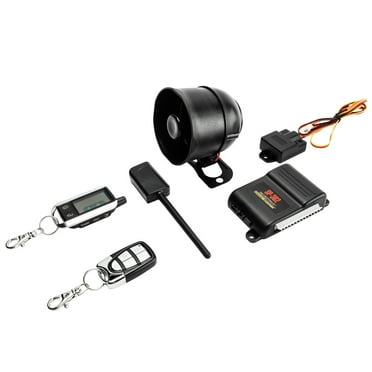 2-WAY FM CAR ALARM SECURITY LCD W/REMOTE ENGINE START - Walmart.com