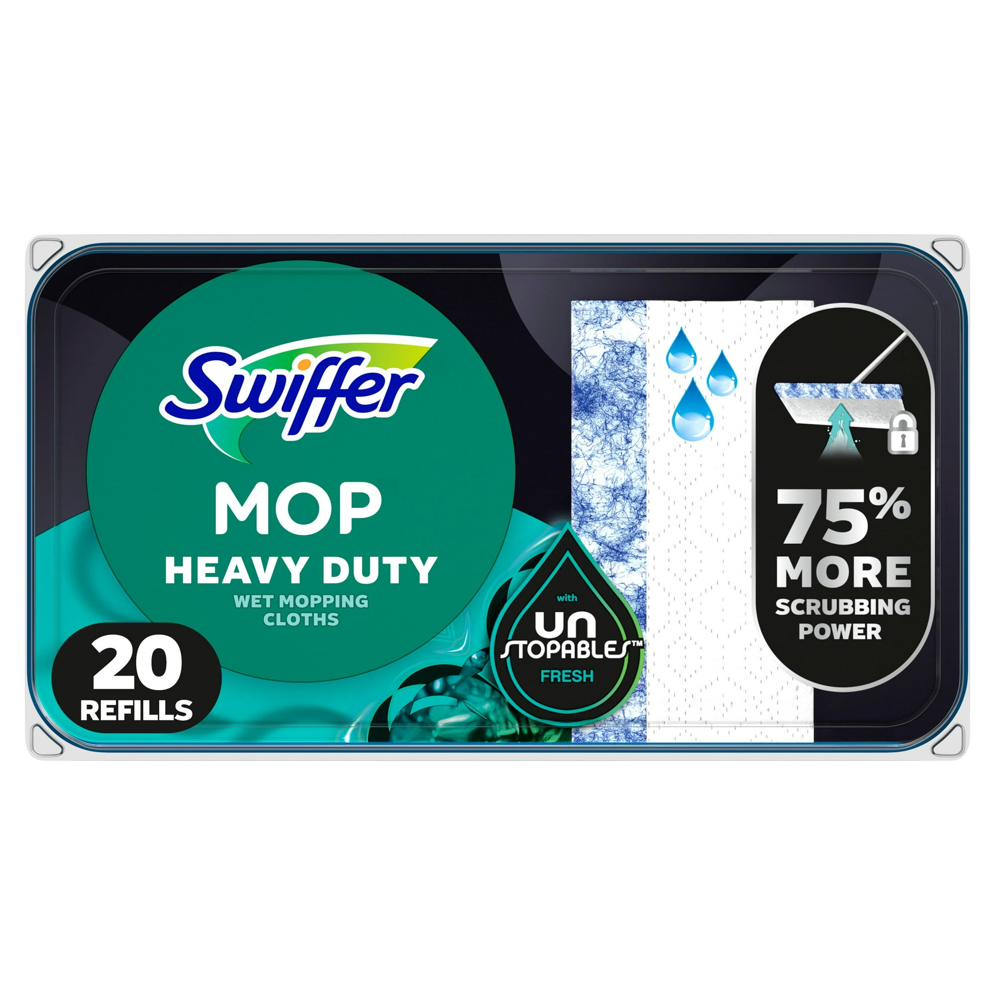Click here for Swiffer Heavy Duty Mop Wet Multi-Surface Cloth Ref... prices