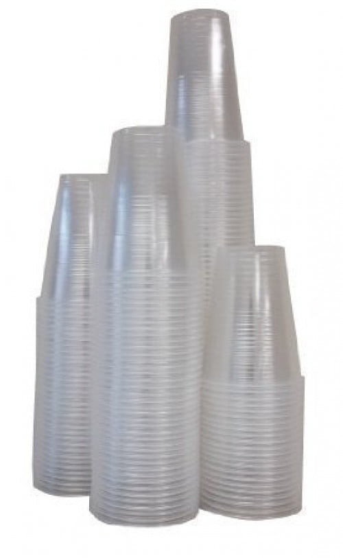 Disposable Translucent 7 Oz. Plastic Cups - 480 Count Mega Pack ...