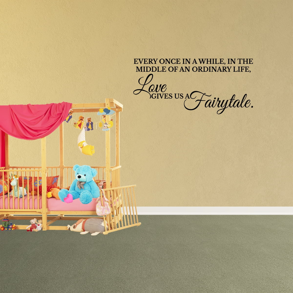 Wall Decal Quote Every Once In A While In The Middle Of An Ordinary ...