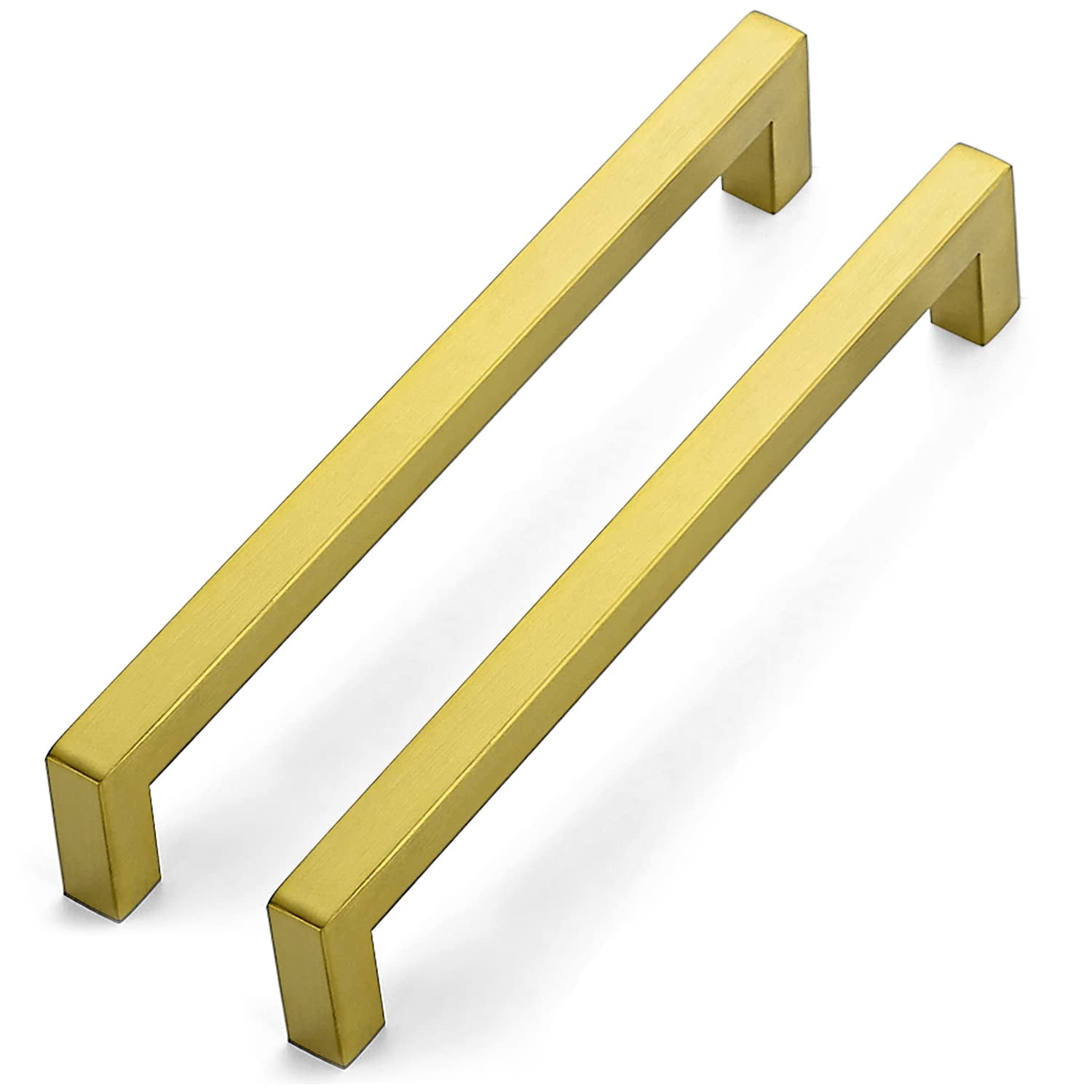 25 Pack 7-1/2 Inch Kitchen Square Cabinet Handles Cabinet Pulls Brushed ...