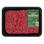 80% Lean / 20% Fat Ground Beef Chuck, 1 lb Tray, Fresh, All Natural* - Walmart.com