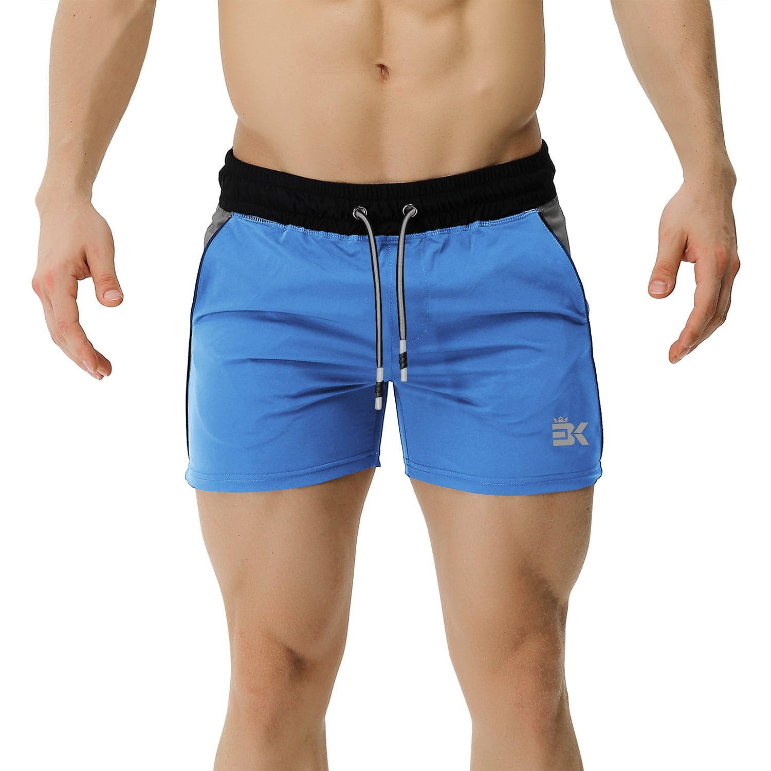 BROKIG Mens 5" Gym Bodybuilding Shorts Running Workout Lightweight ...