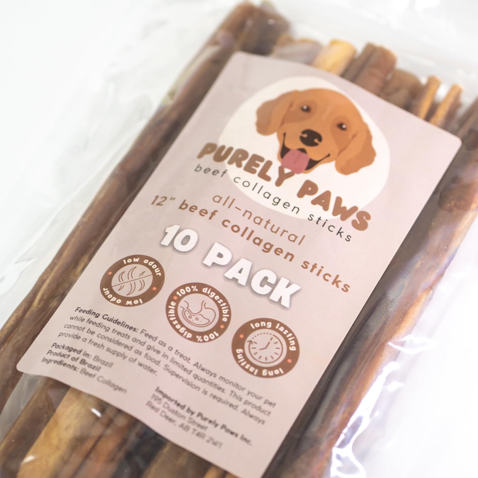 Click here for Purely Paws All-Natural Beef Collagen Sticks - Lon... prices