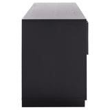 Safavieh Mallory Classic TV Stand for TVs up to 66 inch Black Durable ...
