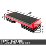 The Step Freestyle Aerobic Platform - Health Club Size - Walmart.com