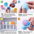 Reusable Lollipop-Shaped Ice Mold, Ice Cream Molds and Chocolate Molds ...
