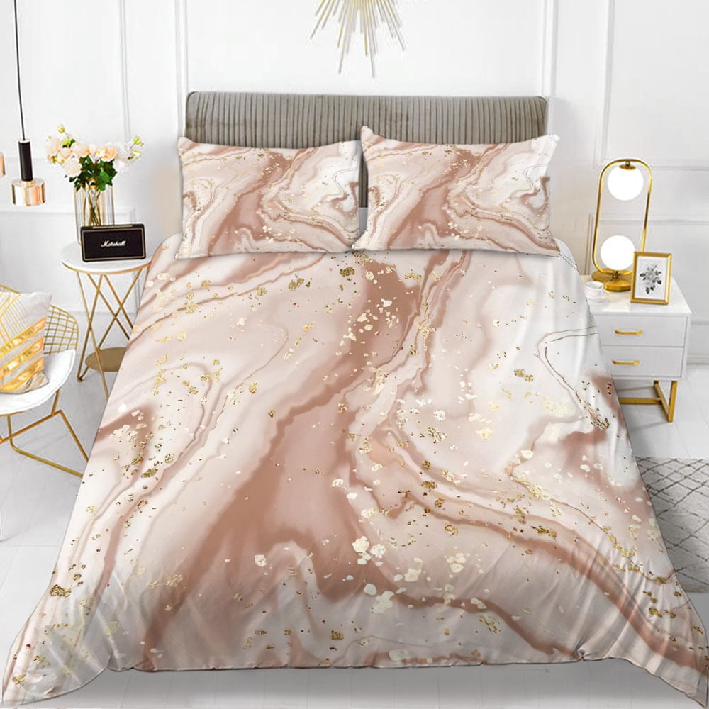 Concise Style Pattern Quilt Cover Set Queen Size 3PCS 3D Print ...